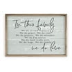 In This Family We Do Second Chances Rustic Wood Sign 12x18 (Frame ...