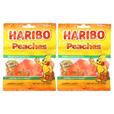 HARIBO BERRIES Red and black raspberry gummies covered in sweet ...