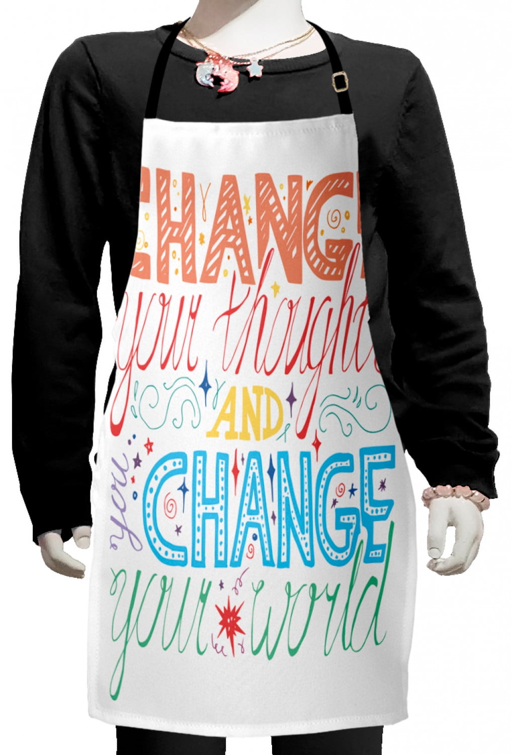 Saying Kids Apron, Encouraging Inspirational Words Resilience Change ...