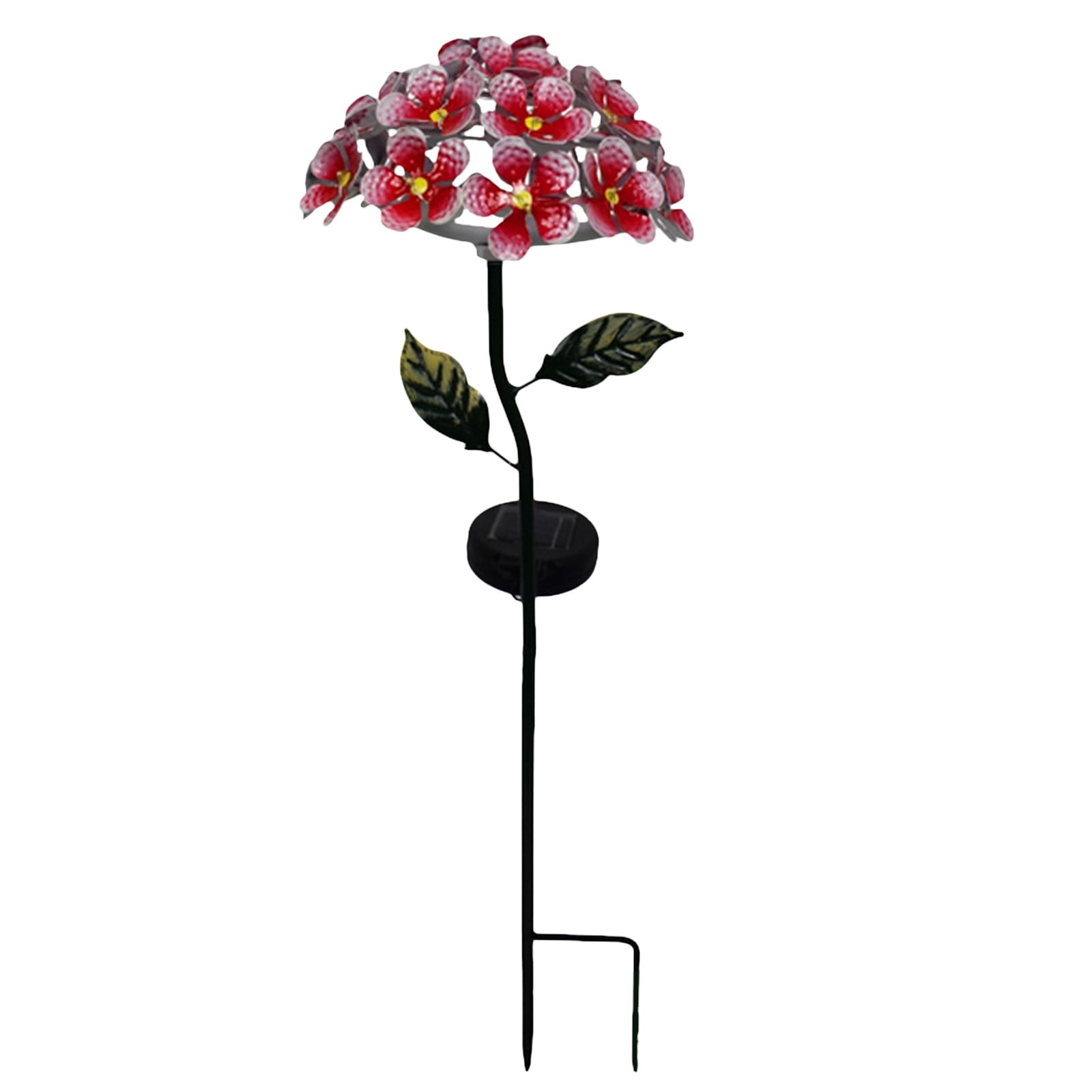 onhuon led solar garden ground lawn lamp lamp lamp hydrangea plug ...