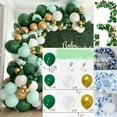 Gold Balloons Garland Kit, Blue Gold White Confetti Balloons Arch Kit ...
