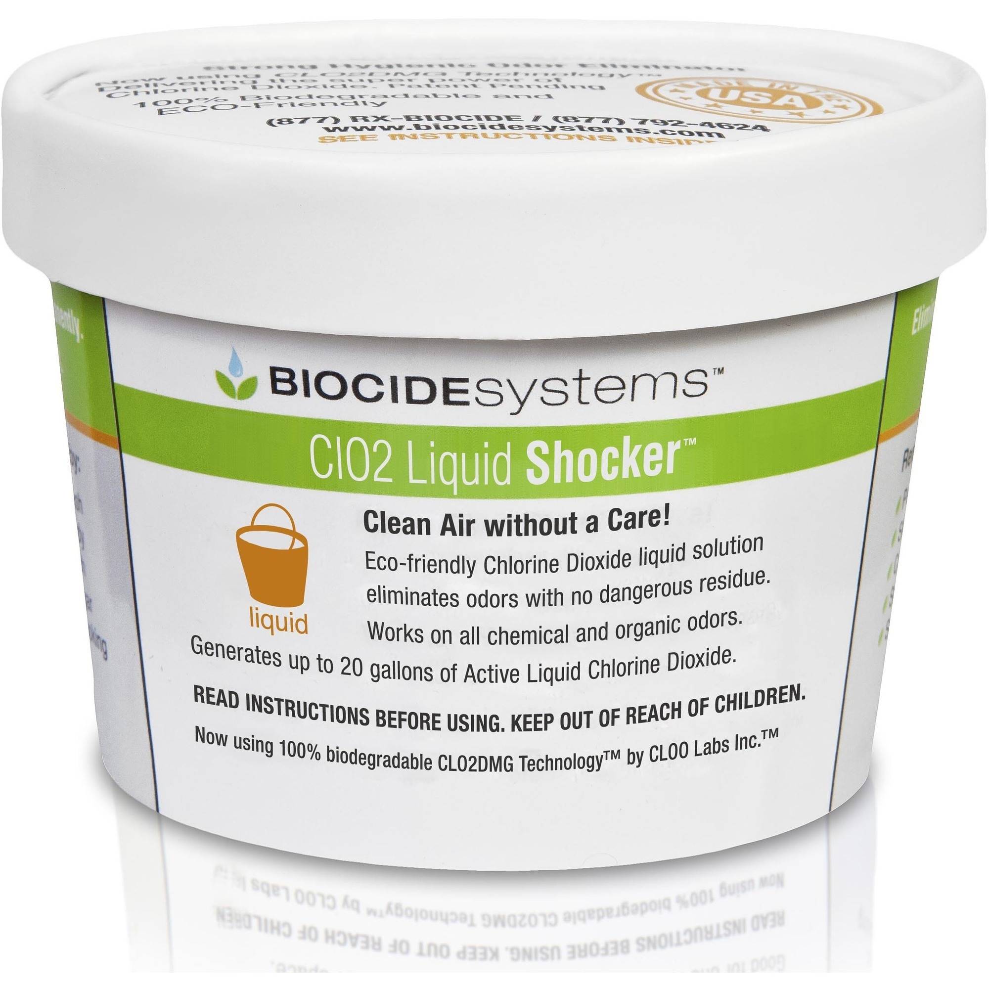 Biocide Systems™ Liquid Shocker CLO2 Odor Eliminator - Walmart.com ...