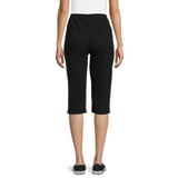 Real Size Women's 17" Stretch Pull On Capri - Walmart.com