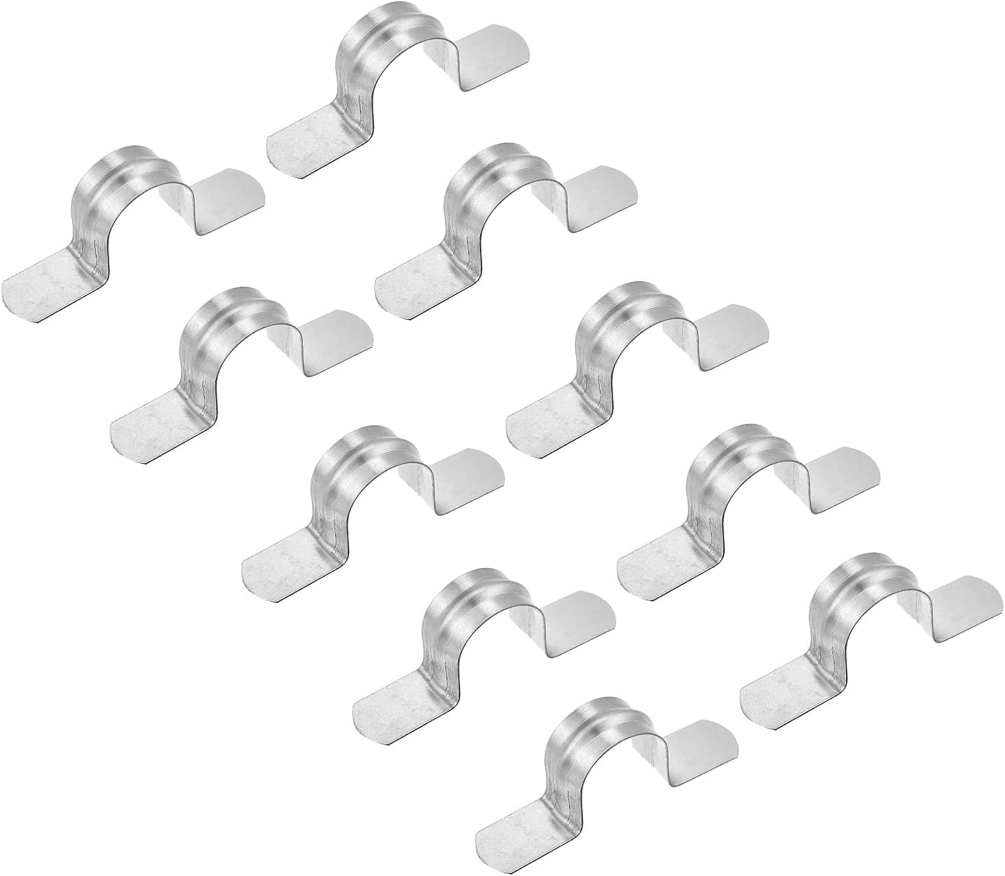 Rigid Pipe Strap, 16pcs 3/4 Inch (20mm) Zinc Plated Steel U Bracket ...