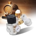 3/8 Inch Mini CO2 Regulator 0-30 PSI with Ball Lock Disconnect ...
