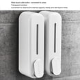 300ml ABS Wall-Mounted Manual Soap Dispenser with Transparent Window ...