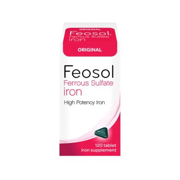 Slow Fe 45mg Iron Supplement Tablets, Gentle Ferrous Sulfate Pills ...