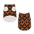 Dog Clothes for Small Dogs Orange And Black Background Puppy Shirt ...