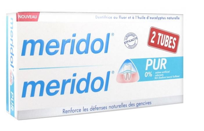 Meridol Pur Toothpaste 2 x 75ml - Walmart.com