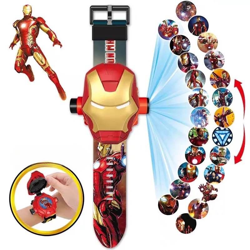 Reloj de animación para niños con proyección 3D, estéreo, dibujo ...