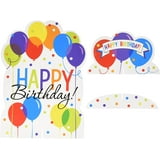 Happy Birthday Table Decorating Kit (10pc) - Walmart.com