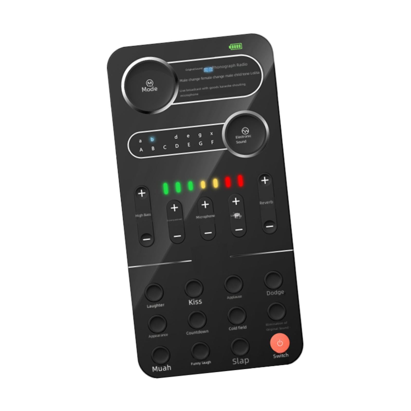 Cambiador de voz portátil, disfraz de voz, estética, mezclador de audio ...