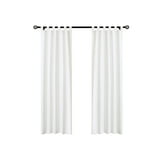 Winmate Insulated Cotton Tab Top Curtain Panel - Pair each 80" x 84" in ...