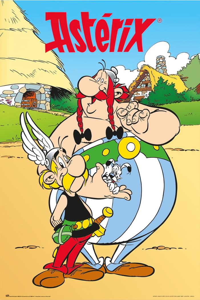 Asterix - Comic Poster (Asterix & Obelix - Comic Cover) (Size: 24" x 36") - Walmart.com