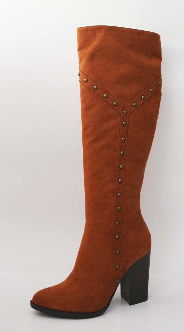 Chestnut Knee High Boots - Walmart.com