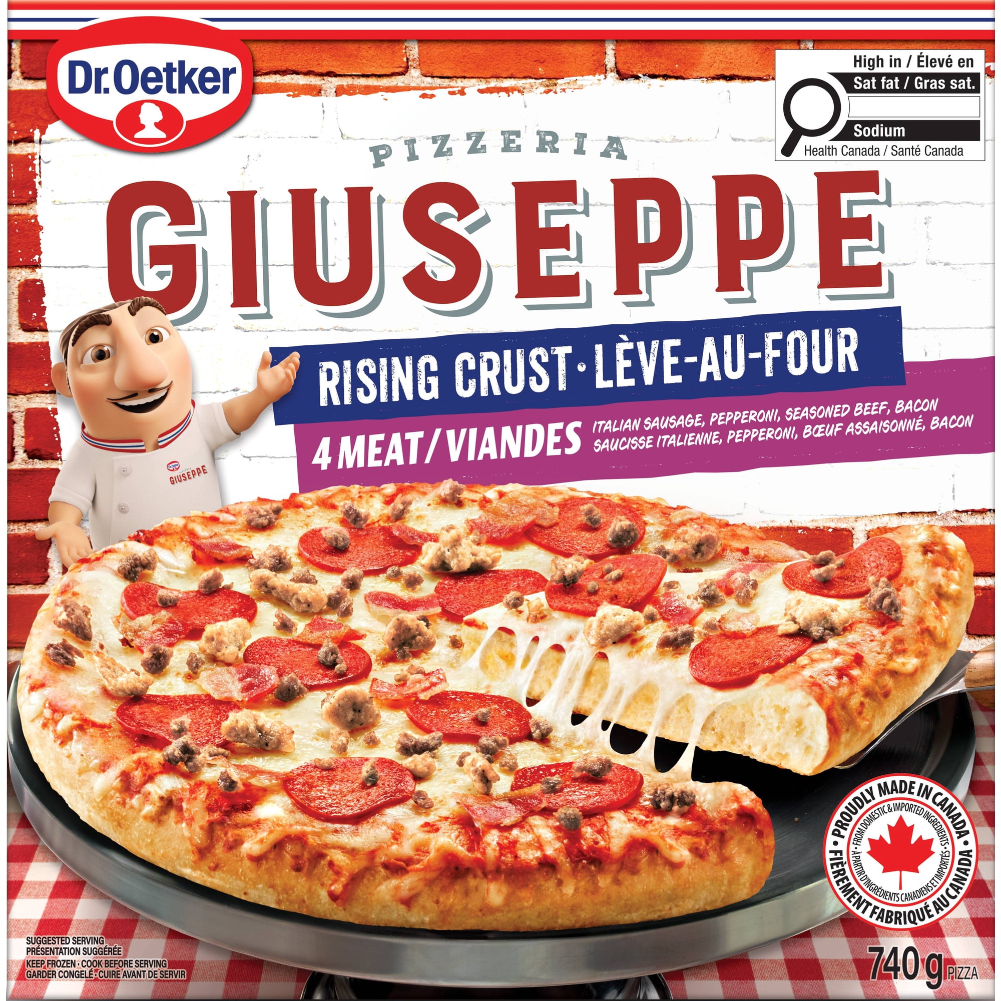 Click here for Dr. Oetker Giuseppe Pizzeria Rising Crust 4 Meat P... prices