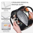 Haiem Flower Horn Skull Printed Lunch Bag Women, Lunch Box Lunch Bag ...
