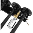 12V/24V Truck Train Air Horn 185dB Super Loud Four Trumpet Chrome Kit ...