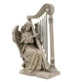 Roman Angel with Windchime Harp Outdoor Garden Statues 10" - Walmart.com