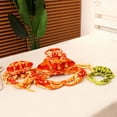 Realistic Red Crab Toy Soft Stuffed Animal Ocean Themed For Kids Adults ...