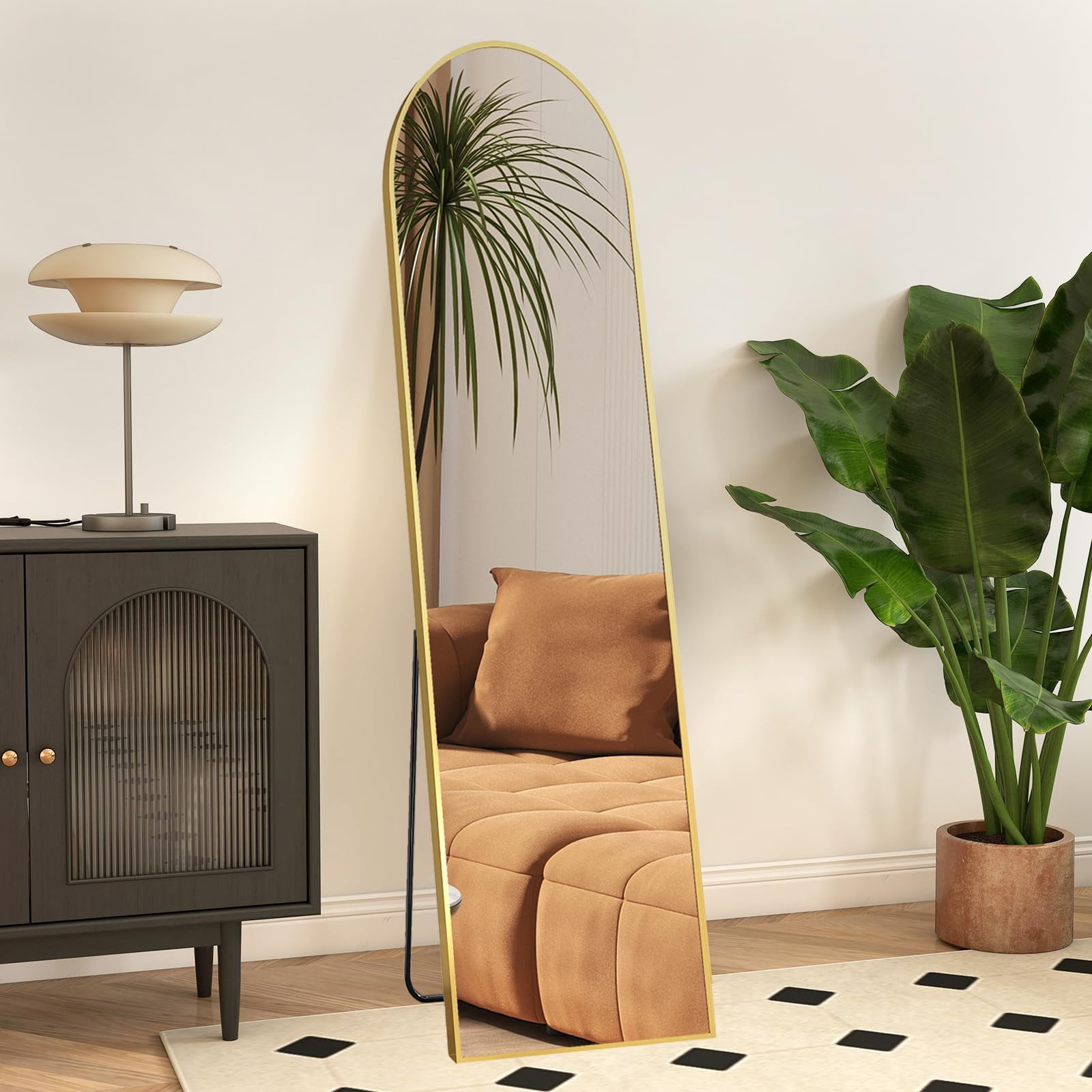 Click here for Sweetcrispy 59X16 Arched Full Length Mirror  Stand... prices