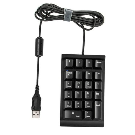 Corded USB Number Pad Laptop PC Keyboard Extensions Tablet Notebook ...