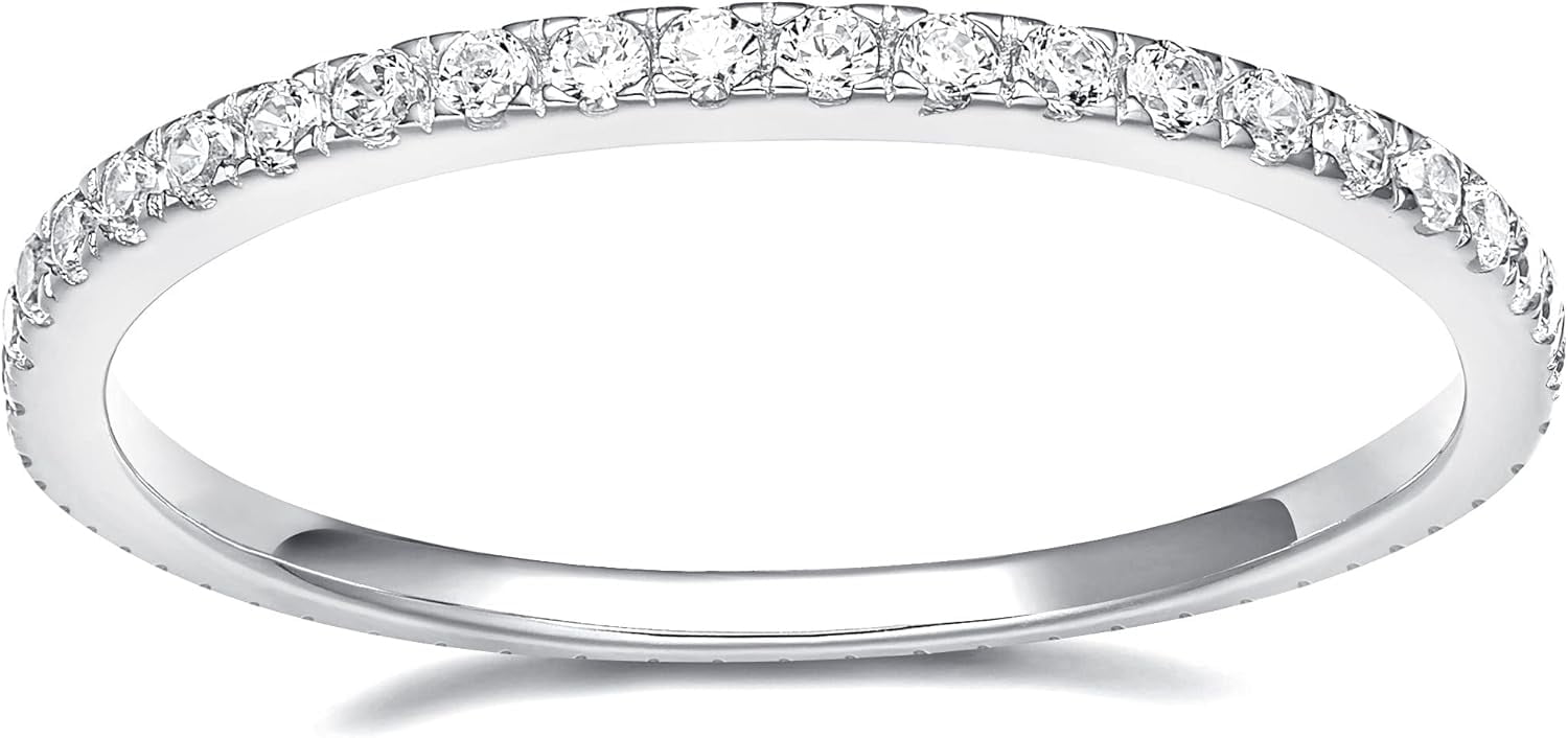 Cubic Zirconia Solitaire EAMTI Sterling Silver 1.25 CT Solitaire Cubic ...