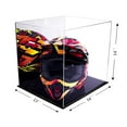 Acrylic Motorcycle Motocross or Nascar Racing Helmet Display Case with ...