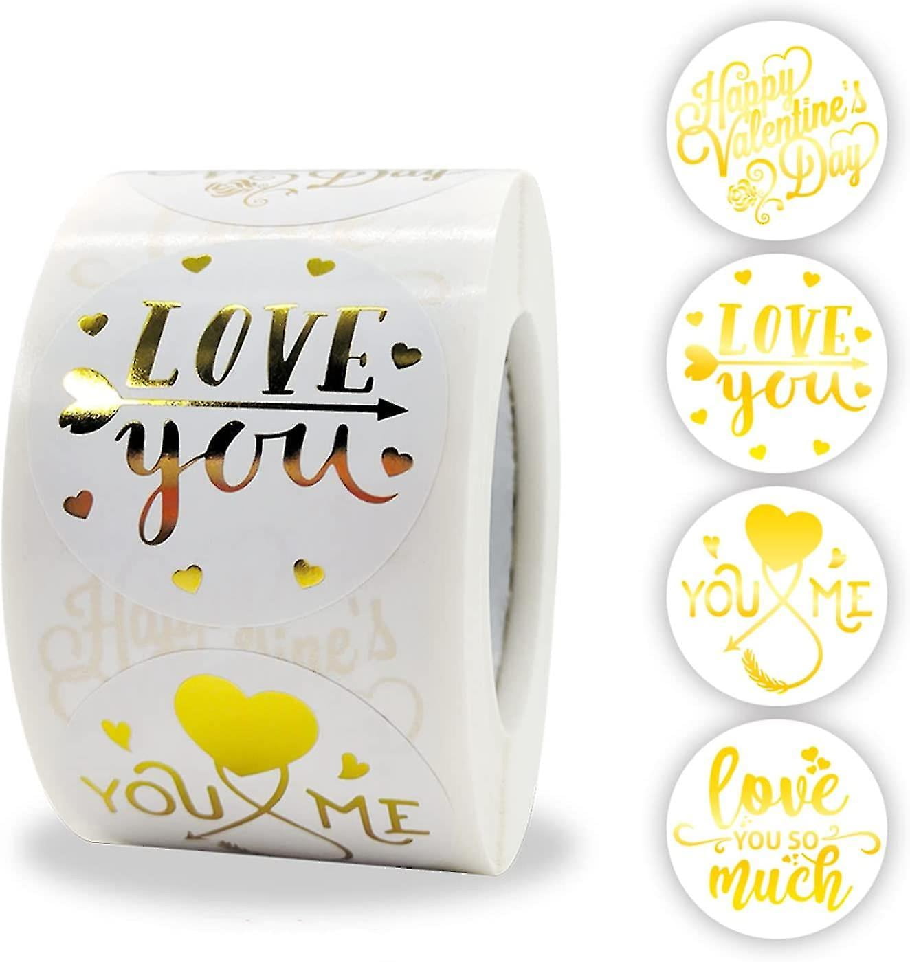 Pegatina S Day Sticker 1 pulgada 500 piezas rollo rata sobre artículo ...