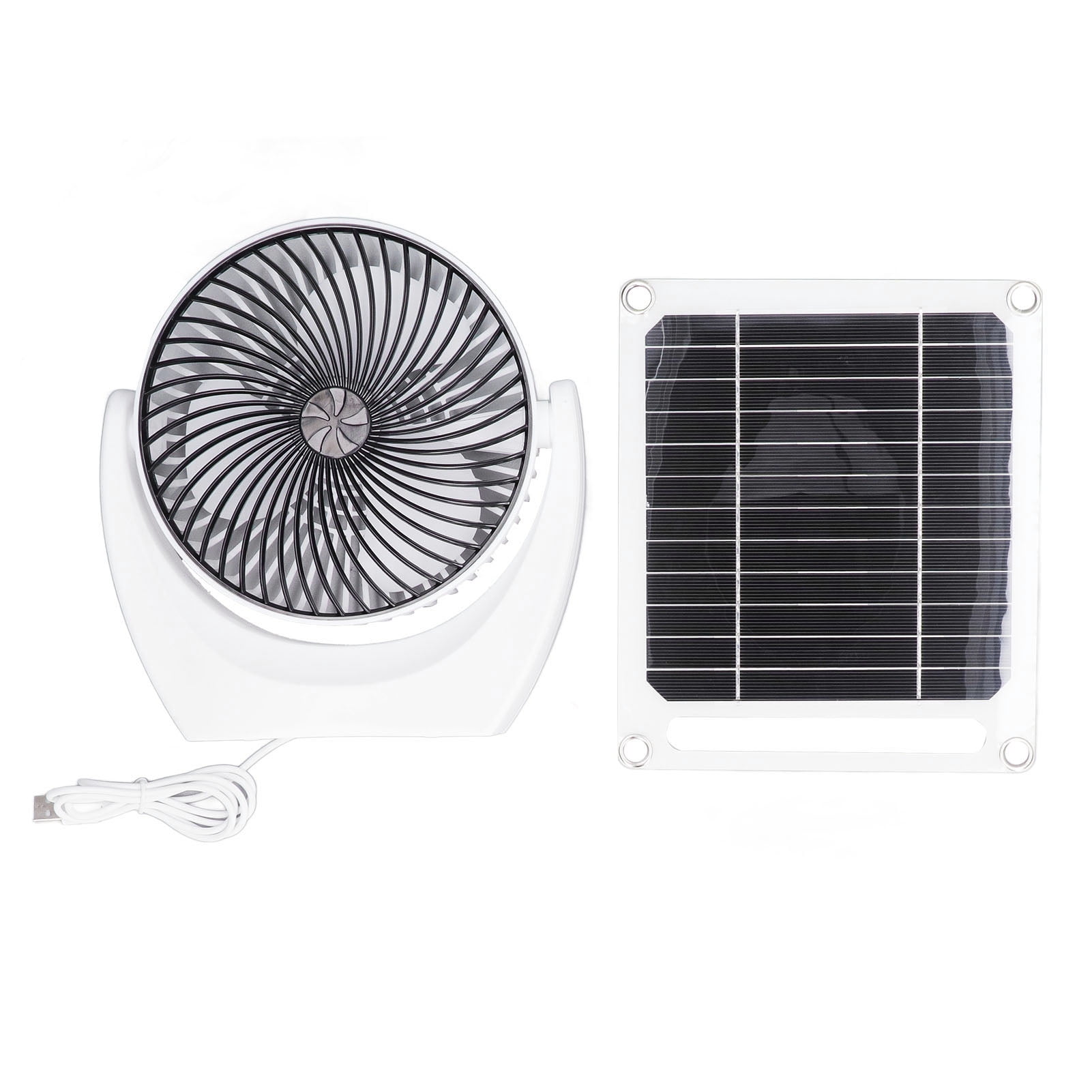 Ventilador con energía solar, ventilador con panel solar de 4.5W 5V ...