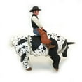 Little Buster Toys 1/16 Black & White Bucking Bull W/ Rider 500276 ...