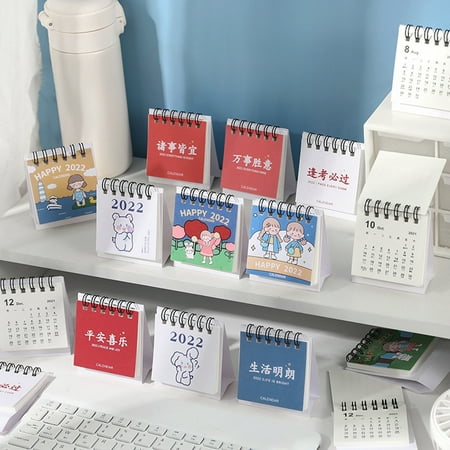 Cheers Reminding Desktop Calendar Funny Paper Practical Mini Perpetual ...