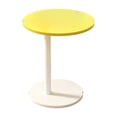 Pedestal Drink Table Round Side Table Modern Portable Couch Table for ...