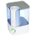Equate Warm Mist Humidifier, Visible, Filter Free, White & Blue, Top ...