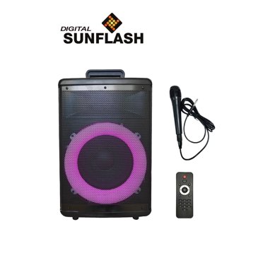 Pyle PSUFM1045A - 1000 Watt Disco Jam 2-Way Powered Speaker System with ...