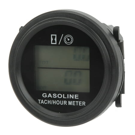 Digital Engine Hour Meter Tachometer, ABS AC 12-48V DC 6-48V Engine ...