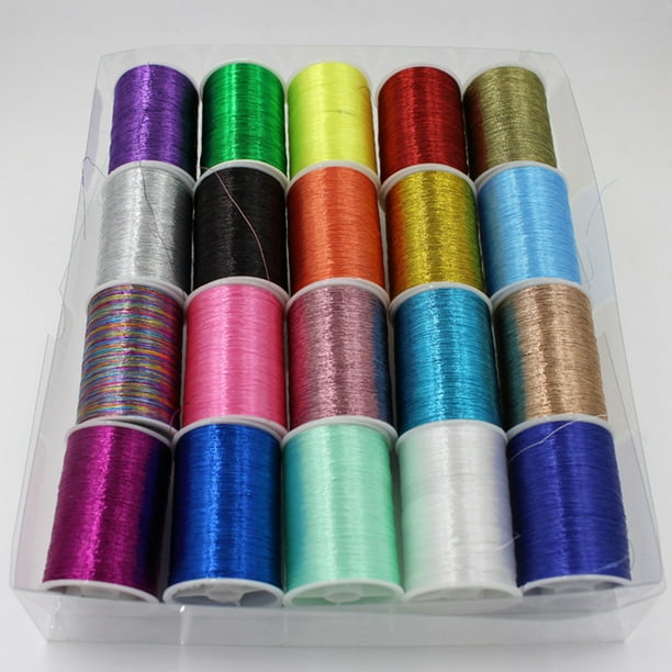 Cross-stitch Spool Sewing Craft Needle Work Embroidery Glitter Thread ...