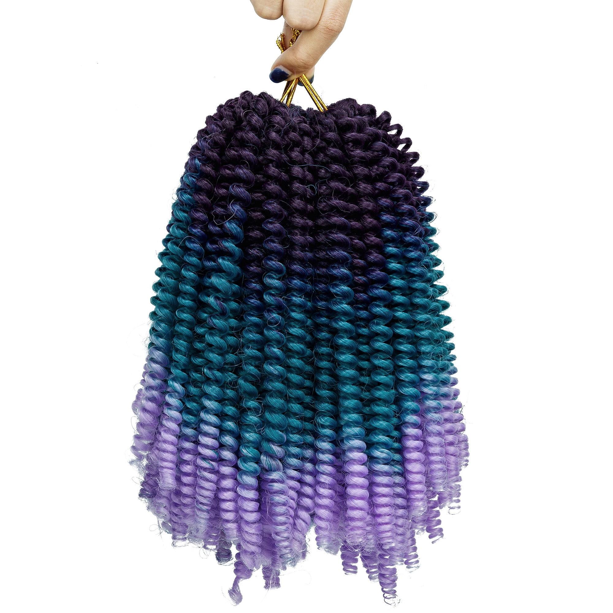 SHCKE 8 Inch Twist Braided Wigs Synthetic Braiding Short Wigs Spring ...