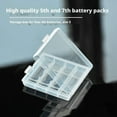 Battery Storage Box for AA and AAA Batteries, PC Material, Bagged ...