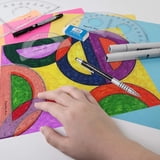 Pacific Arc's 6 Inch Plastic Protractor Clear Ruler - Walmart.com