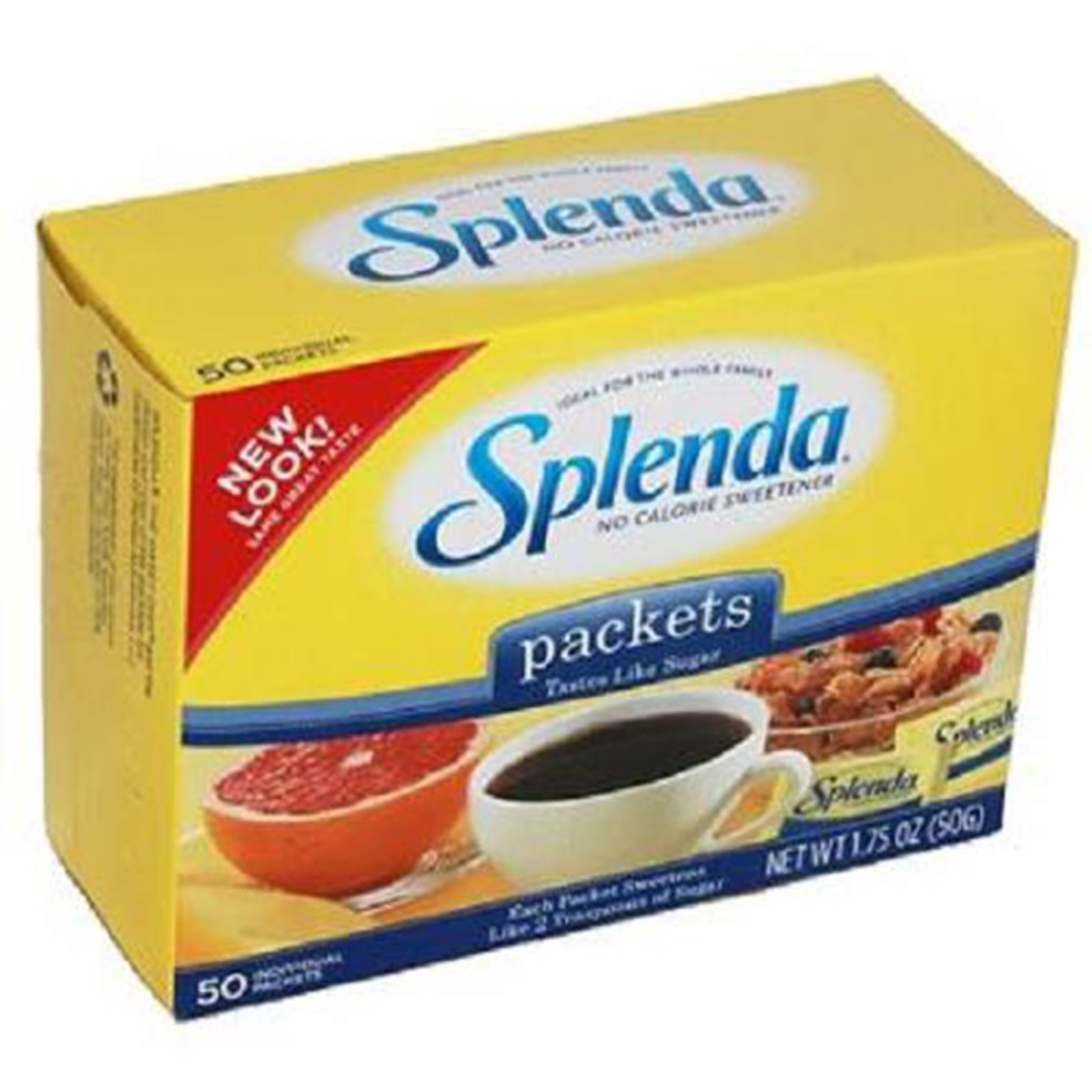 Splenda Sweetener 50 Pk Each ( 1 Pack ) - Walmart.com