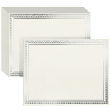Gold Foil Certificate Paper, 50 Sheets, 8.5x11, Printer Compatible for ...