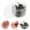 Guangmc 1 Box of File Binder Clips Long Tail Clips Stationery ...