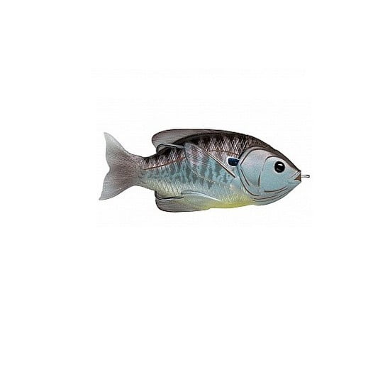 Livetarget SFH75T561 Midnight/Metallic Bluegill 3" Sunfish Hollow Body ...