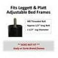 Leggett and Platt 5 inch Adjustable Leg Kit Set of 4 - Walmart.com