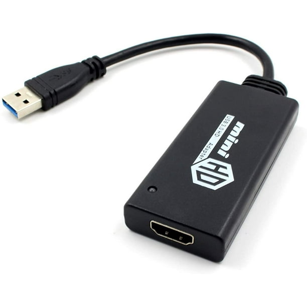 USB to HD Adapter HD Audio Video Cable Converter Portable Mini USB3.0 ...