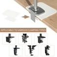 Ergomaker White Steel Monitor Mount Reinforcement Plate for Thin, Glass ...