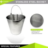 Scientific Labwares Lab Bucket Stainless Steel Perfect for Medical ...