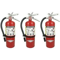 Amerex B500 Rechargeable ABC Dry Chemical Fire Extinguisher, 5 lb, 3pk ...