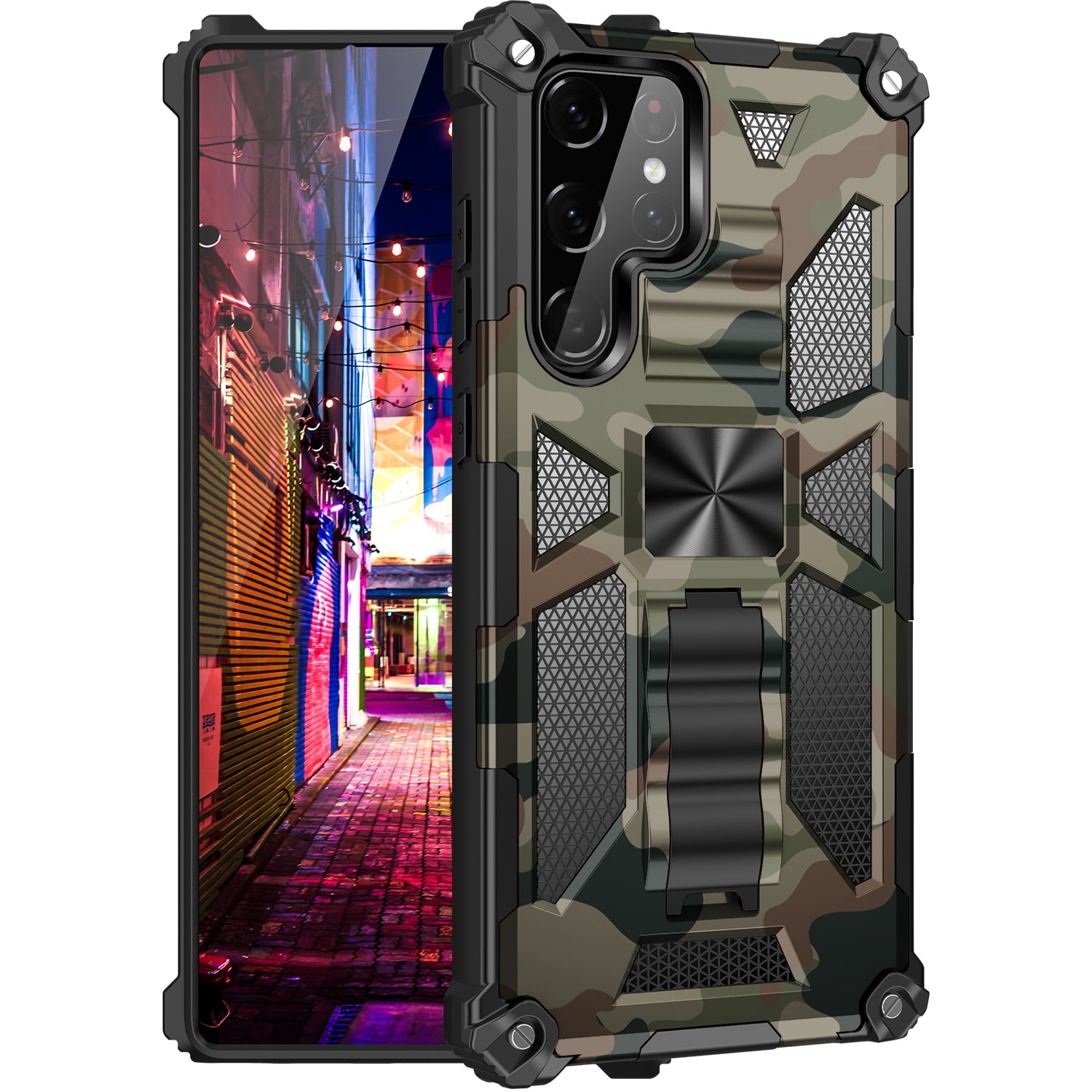 SaniMore for Samsung Galaxy S22 Ultra Case, Rugged PC & Soft TPU CD ...